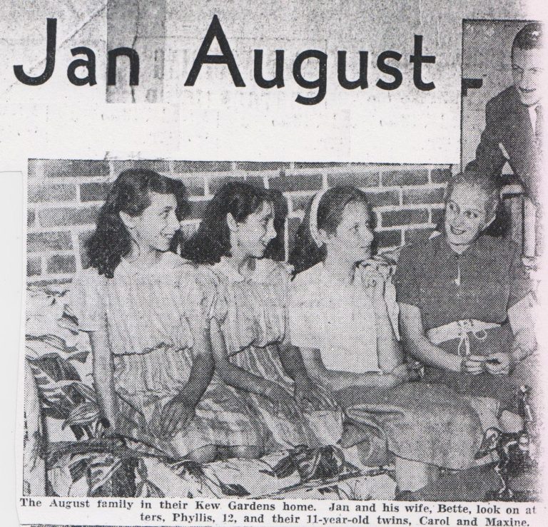 A daughter remembers Jan August