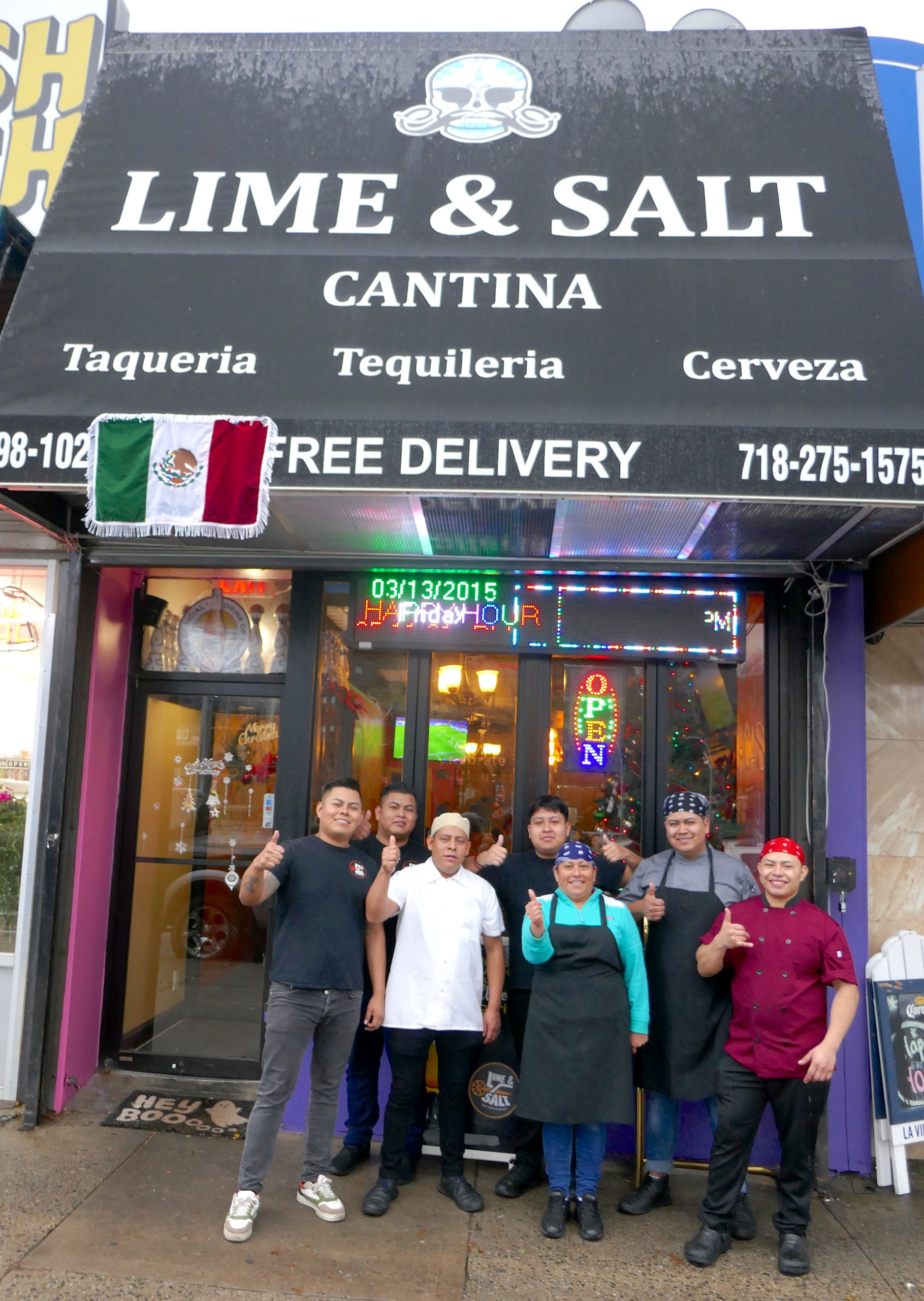 Authentic Mexican food & entertainment at Lime & Salt Cantina